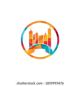 City Call Vector Logo Design Template Stock Vector (Royalty Free ...
