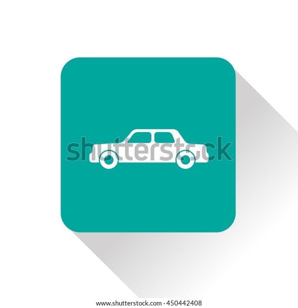 City Car Flat Vector Icon Transport Stock Vector (Royalty Free ...