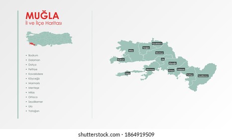 198 Mugla map Images, Stock Photos & Vectors | Shutterstock