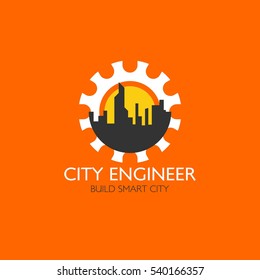 City Engineer Logo Design Template Vector Stock Vector (Royalty Free ...