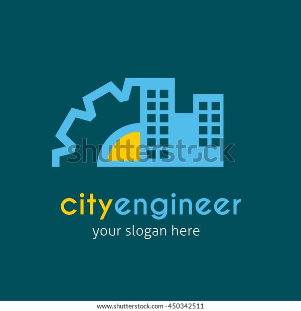 City Engineer Logo Design Template Vector Stock Vector (Royalty Free ...