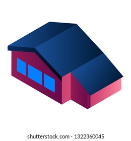 City House Icon Isometric City House Stock Vector (Royalty Free ...