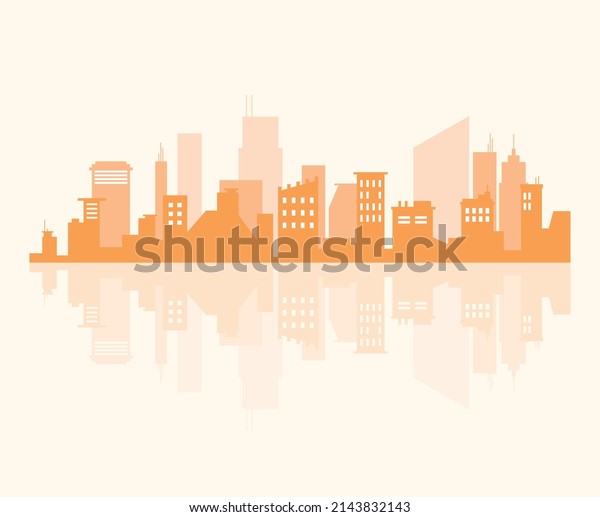 City Illustration Set Building Vector Drawing: เวกเตอร์สต็อก (ปลอดค่า ...