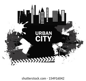 City Label Over White Background Vector Stock Vector (Royalty Free ...