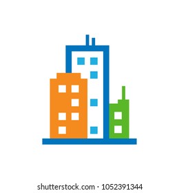 City Logo Icon Design Stock Vector (Royalty Free) 1052391344