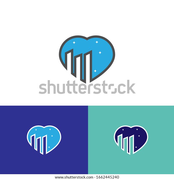 City Love Building Logo Design Vector Stock Vector (Royalty Free ...
