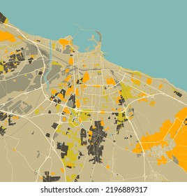 City Map Bari Italy Stock Vector (Royalty Free) 2196889317 | Shutterstock