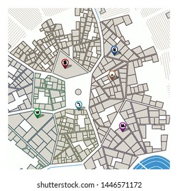 City Map Autocad Drawing Black White 스톡 일러스트 14317540 | Shutterstock