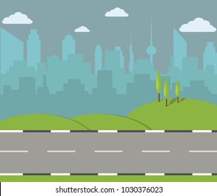 City Road Background Stock Vector (Royalty Free) 1030376023 | Shutterstock