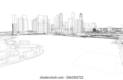273,658 Building 3d line drawing Images, Stock Photos & Vectors ...