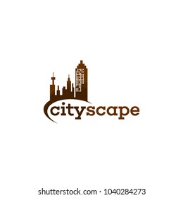Cityscape Logo Design Stock Vector (Royalty Free) 1040284273 | Shutterstock