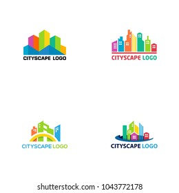 Cityscape Logo Design Stock Vector (Royalty Free) 1043772178 | Shutterstock