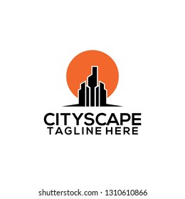 Cityscape Logo Design Stock Vector (Royalty Free) 1310610866 | Shutterstock