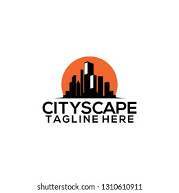 Cityscape Logo Design Stock Vector (Royalty Free) 1310610911 | Shutterstock