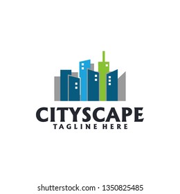 Cityscape Logo Design Stock Vector (Royalty Free) 1350825485 | Shutterstock