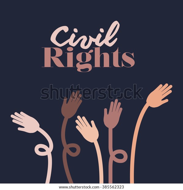 Civil Rights Design Vector Illustration Eps10 Stock Vector (Royalty ...