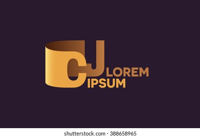 Cj Letters Logo C J Letters Stock Vector (Royalty Free) 388658965 ...