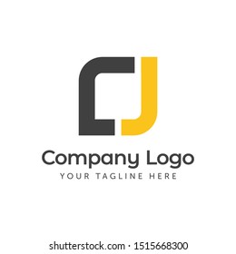Cj Logo Initial Technology Company Logo: เวกเตอร์สต็อก (ปลอดค่า ...