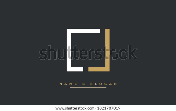Cjjc C J Abstract Letters Logo Stock Vector (Royalty Free) 1821787019 ...