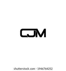 Cjm Letter Original Monogram Logo Design Stock Vector (Royalty Free ...