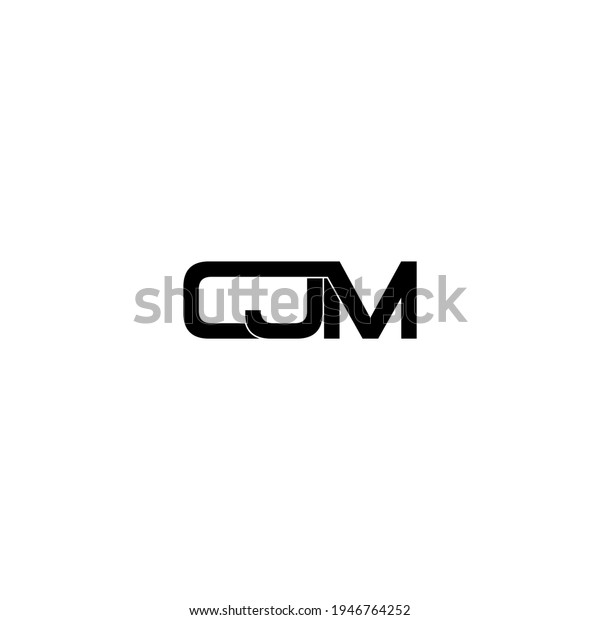 Cjm Letter Original Monogram Logo Design Stock Vector (Royalty Free ...