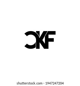 Ckf Letter Original Monogram Logo Design Stock Vector (Royalty Free ...