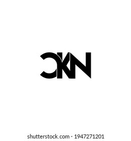 Ckn Letter Original Monogram Logo Design Stock Vector (Royalty Free ...