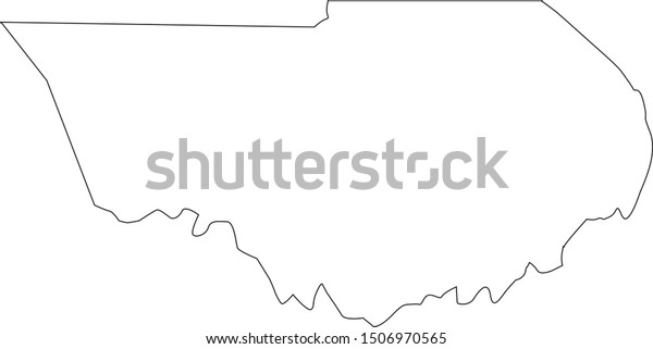 Claiborne County Map Tennessee State Stock Vector (Royalty Free ...