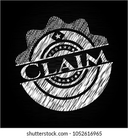 Claim Chalkboard Texture Stock Vector (Royalty Free) 1052616965 ...