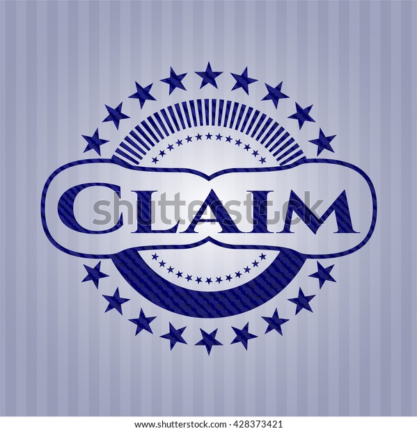 Claim Denim Texture Stock Vector (Royalty Free) 428373421 | Shutterstock
