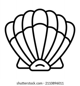 4,057 Clam outline Images, Stock Photos & Vectors | Shutterstock