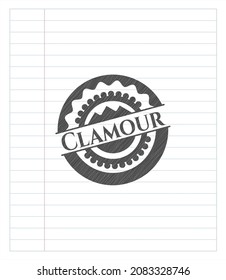 Clamour Pencil Draw Vector Illustration Detailed Stock Vector (Royalty ...