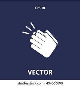 Clap Icon Clap Sign Stock Vector (Royalty Free) 434666890 | Shutterstock