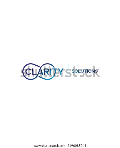 Clarity Solutions Creative Modern Vector Logo Stock Vector (Royalty ...