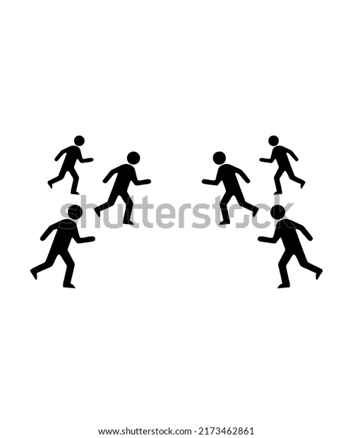Clash Icon Vector Illustration Logo Template Stock Vector (Royalty Free ...