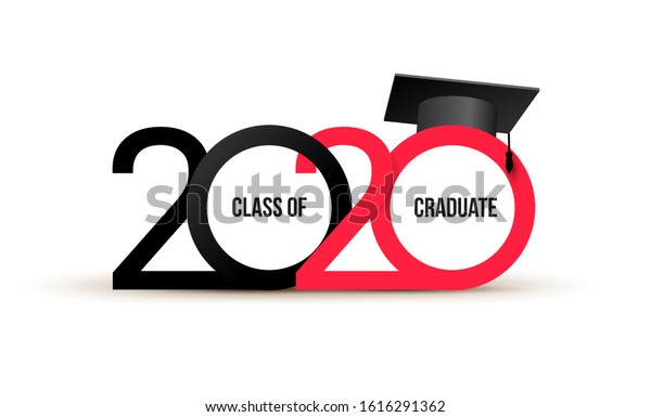 Vector de stock (libre de regalías) sobre Class 2020 Elegant Logo Card ...