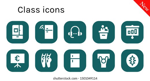 Class Icon Set 10 Filled Class Stock Vector (Royalty Free) 1501049114 ...