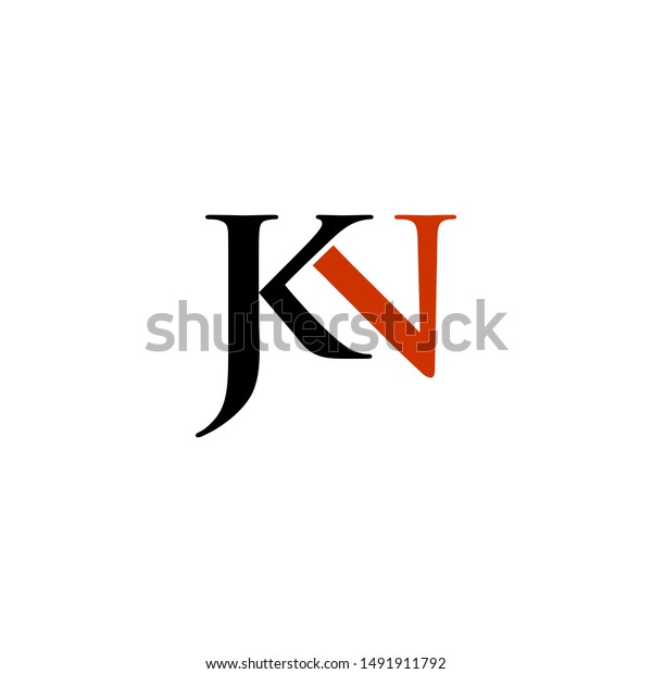 Classic Abstract Initial Jkn Letter Vector Stock Vector (Royalty Free ...