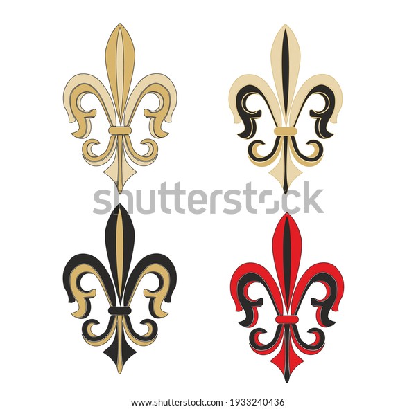 Classic Artistic Decorations Emblems Ancient Roman Stock Vector ...