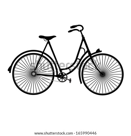 Classic Bicycle Vector เวกเตอร์สต็อก (ปลอดค่าลิขสิทธิ์) 165990446 ...