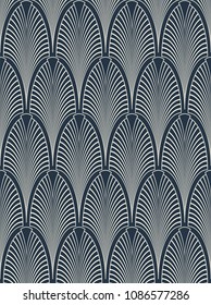 Classic Blue Fabric Pattern Wallpaper Beautiful Stock Vector (Royalty ...