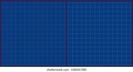 Classic Blue Square Grid Paper Dotted Stock Vector (Royalty Free ...