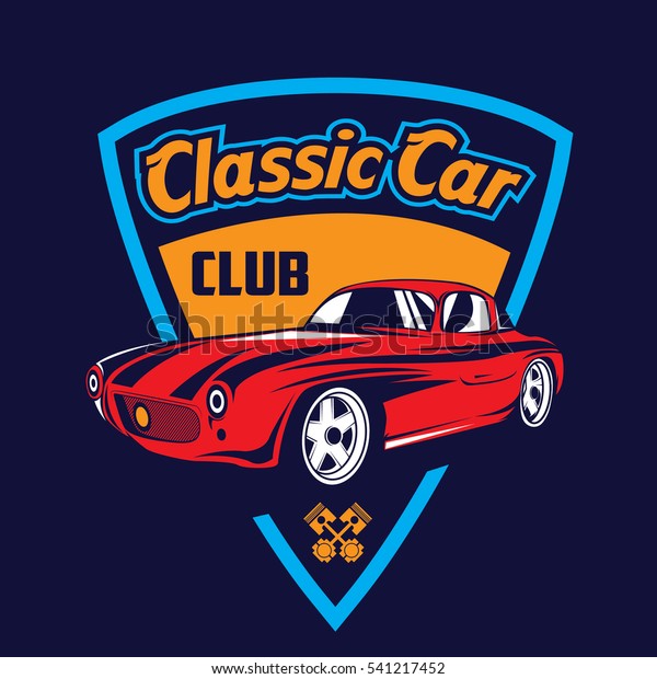 Classic Car Logo Stock Vector (Royalty Free) 541217452