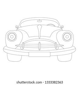 1,575 Vintage Car Drawing Front Images, Stock Photos & Vectors ...