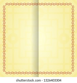 Classic Chinese Card Background Stock Vector (Royalty Free) 1326403304 ...