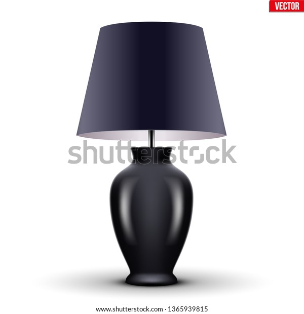Classic Decorative Table Lamp Sample Model Stock Vector (Royalty Free ...