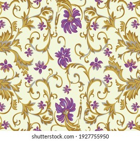 Classic Floral Carpet Design Vector Stock Vector (Royalty Free ...