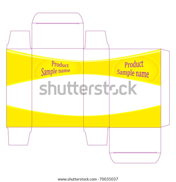 Classic Folding Box Drugs Vector Illustration: vector de stock (libre ...