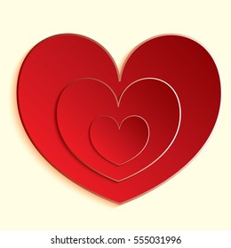 Classic Heart Stock Vector (Royalty Free) 555031996 | Shutterstock