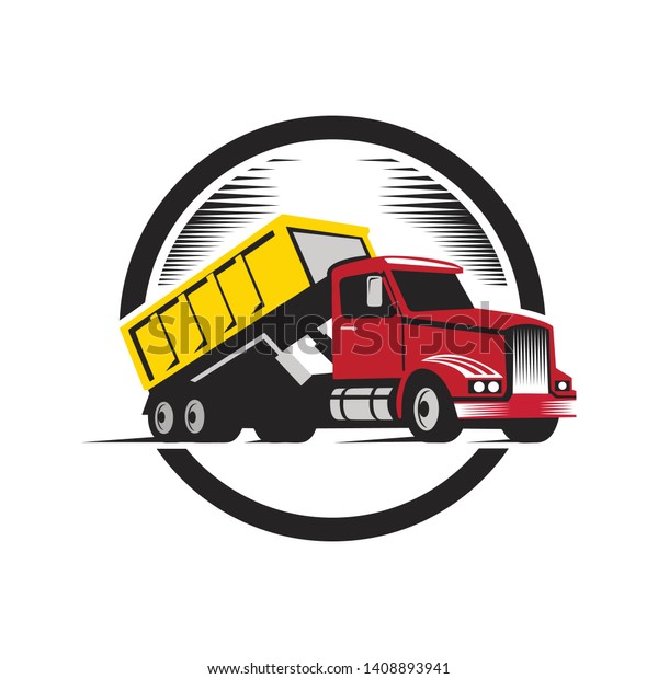 Classic Heavy Truck Logo Emblems Badges Stock Vector (Royalty Free ...